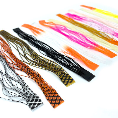 MICRO SILICONE LEGS - Hareline Fly Tying Mini Rubber Bass Jig Skirt ...