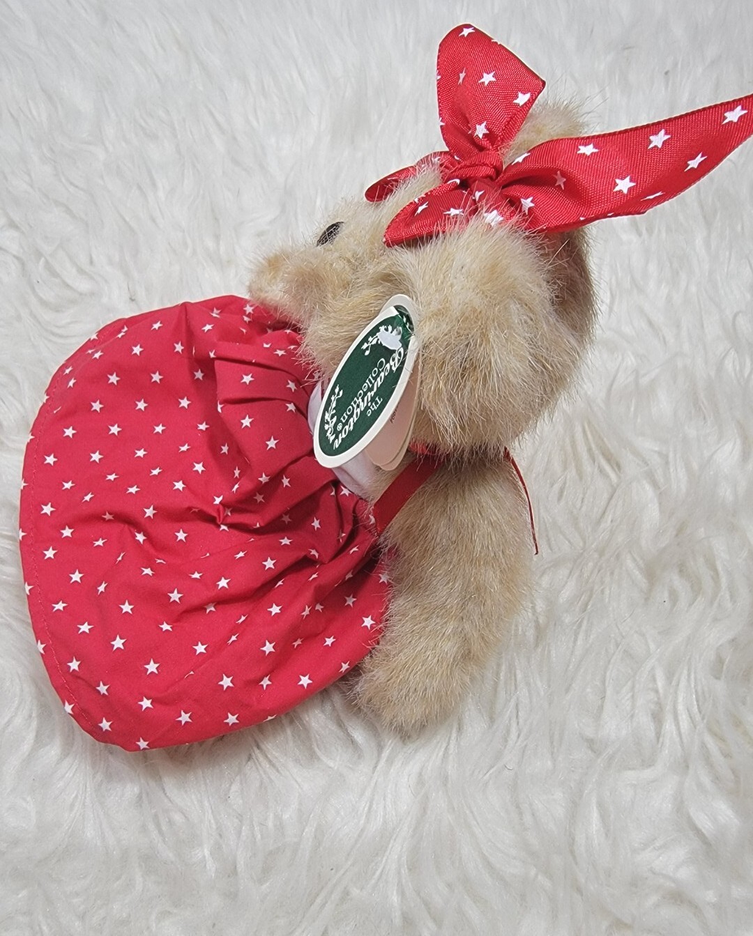 Bearington Collection Sparkles Plush Bear 161994 USA Flag Star Dress ...