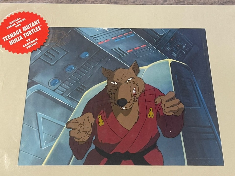 1991 TEENAGE MUTANT NINJA TURTLES Original Animation Art Cartoon Cel ...