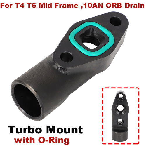 Carbon Steel Turbo Mount For T4 T6 Mid Frame,10AN ORB Drain VS racing ...