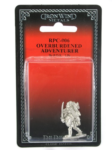 Overburdened Adventurer #RPC-006 Classic Ral Partha Fantasy RPG Metal ...