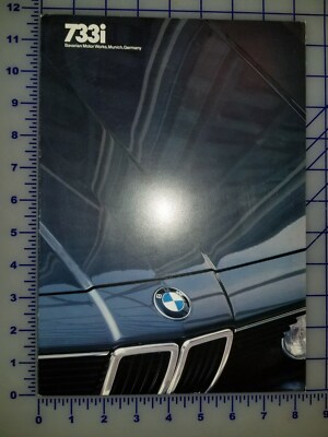 1982 BMW 733i Brochure Folder | eBay