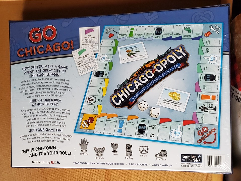 CHICAGO-OPOLY Board Game Celebrating The Windy City - New in Sealed Box ...