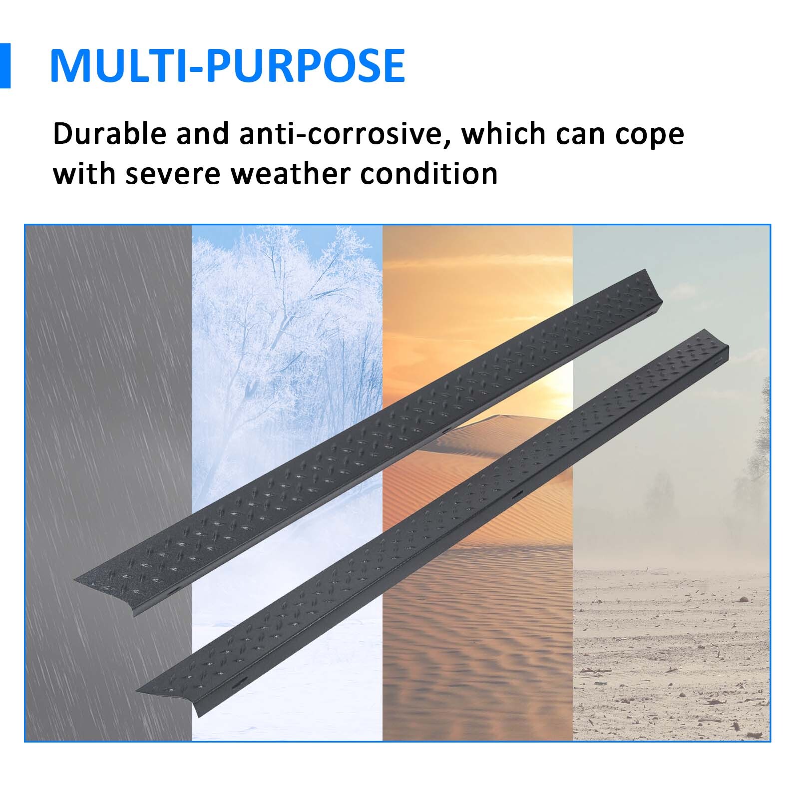 Side Body Armor Rocker Guards Panels for Jeep TJ Wrangler 1997-2006 | eBay