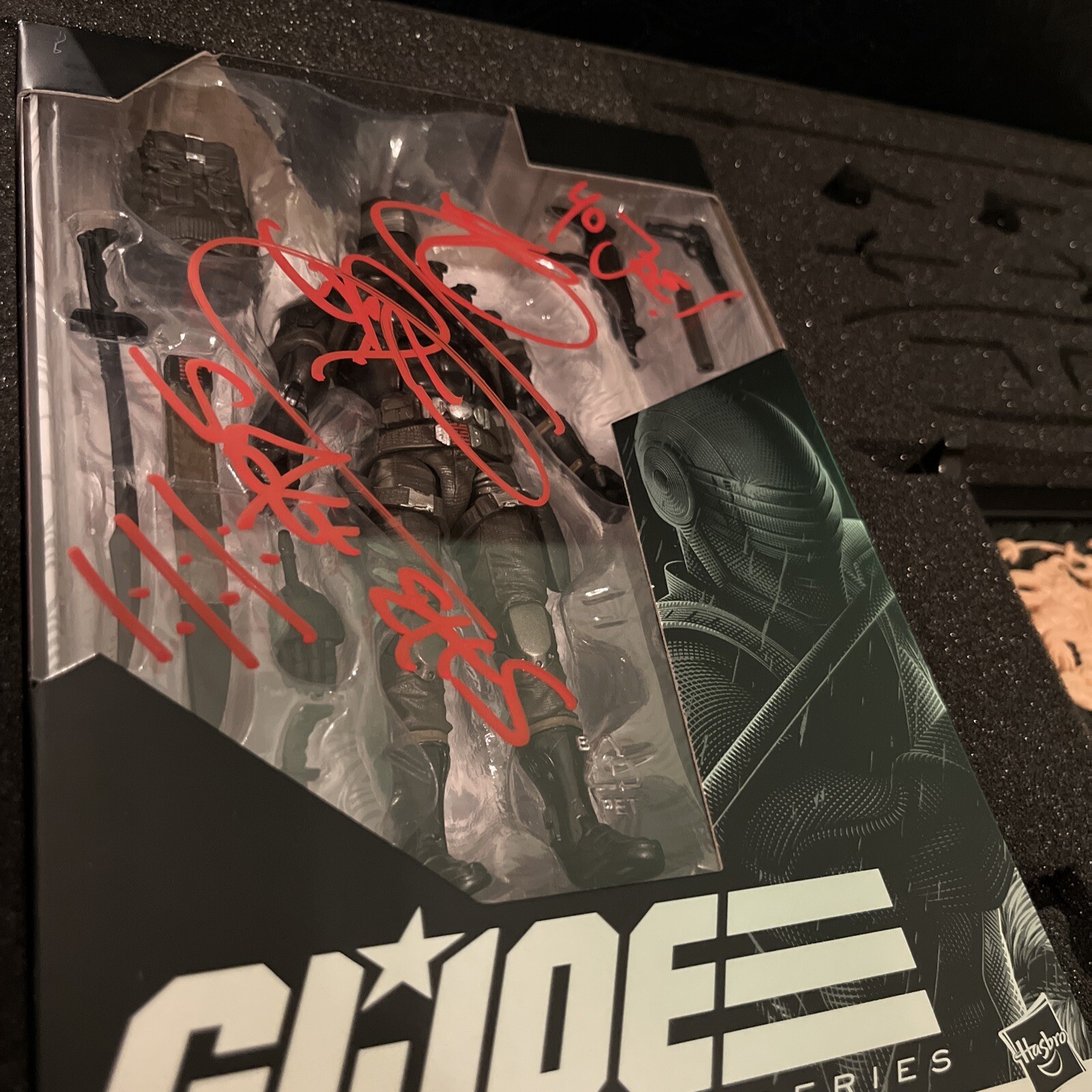 Ray Park GI Joe Signed Snake Eyes CLASSIFIED #00 Pulse Proof Rare! | eBay