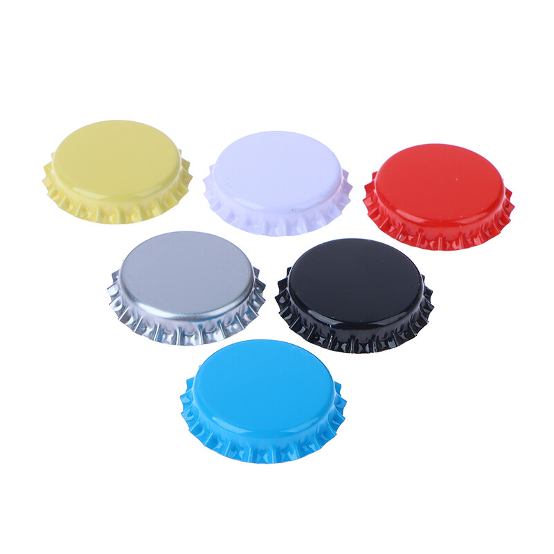 100Pcs Crown Caps Homebrew Beer Caps Craft Beer Bottling Caps Seal ...