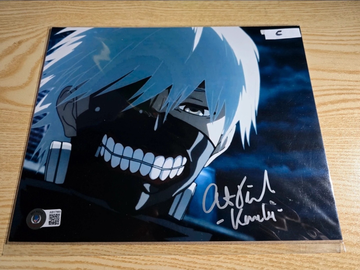 Austin Tindle, Kaneki, Tokyo Ghoul Signed Autograph 8x10 Photo, Beckett ...