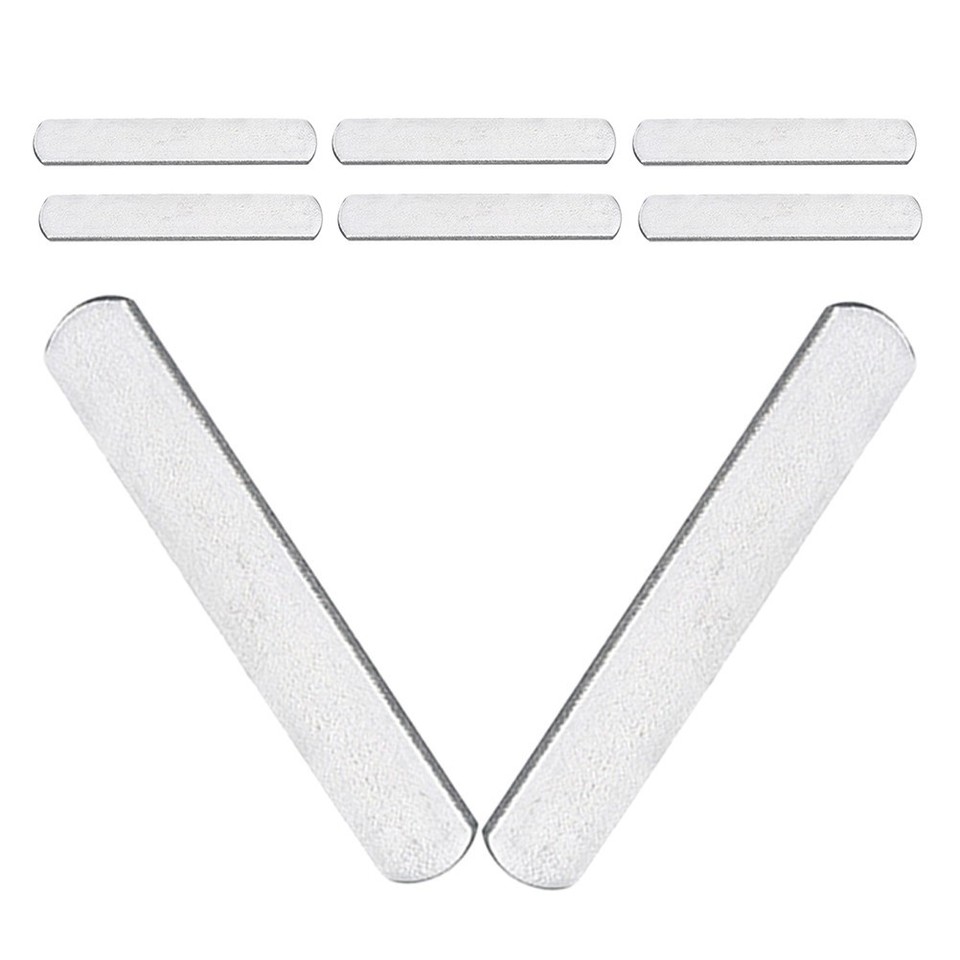 8 Pcs Weighted Steel Plates For Fitness And Exercise Bodybuilding ...