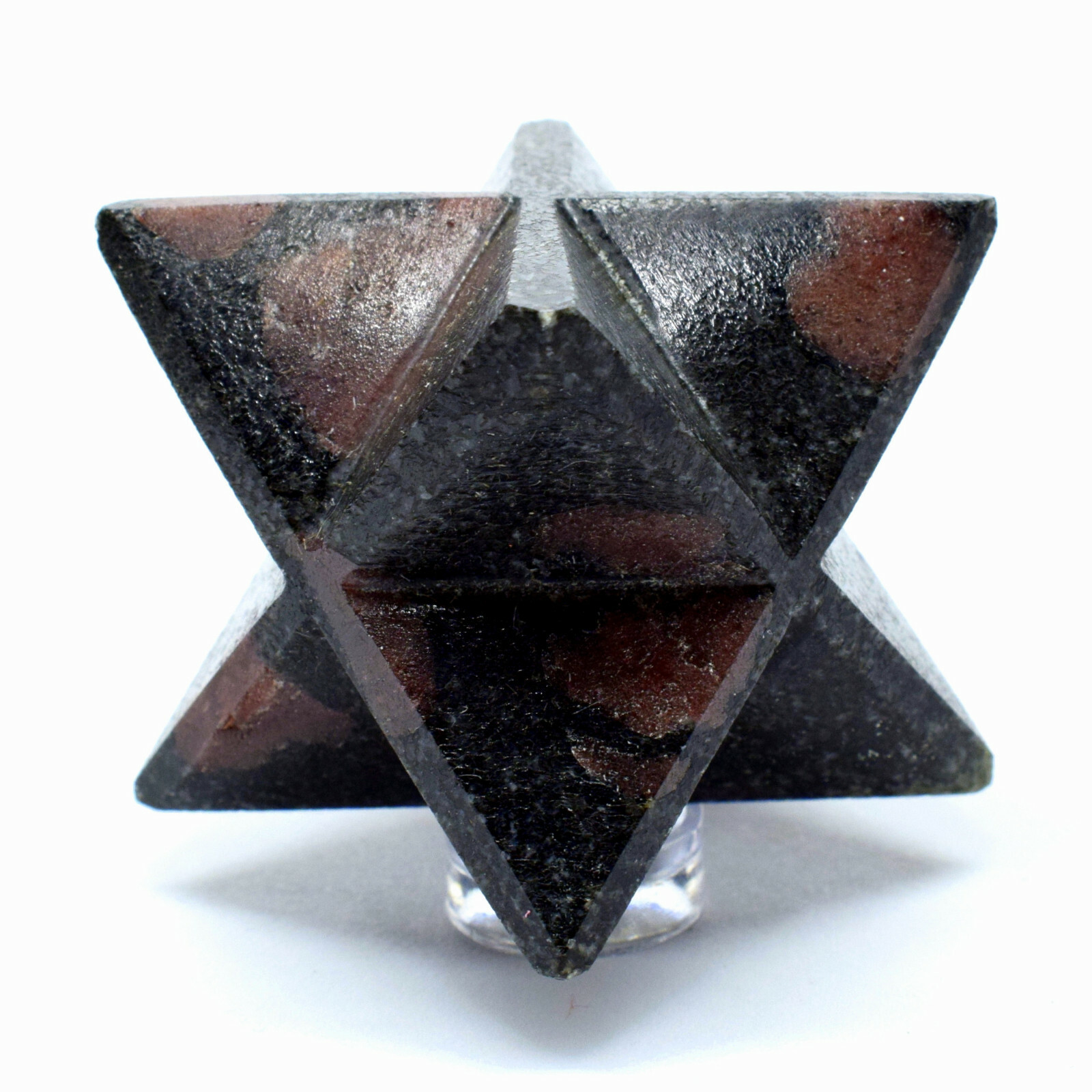 63mm 8 Point Balas Ruby Spinel Merkaba Star Natural Ruby in Matrix ...