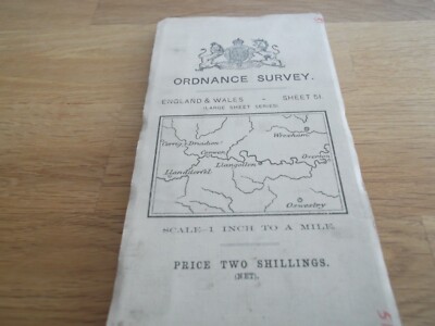 1900-Now - Ordnance Survey Map Uk