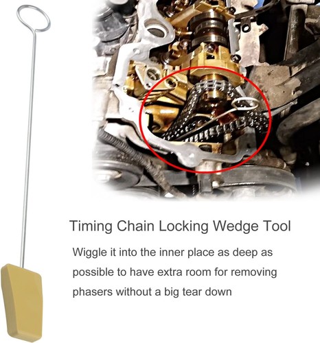 Timing Chain Locking Wedge Holding Tool for Ford 5.4L 4.6L 3V Engines F ...