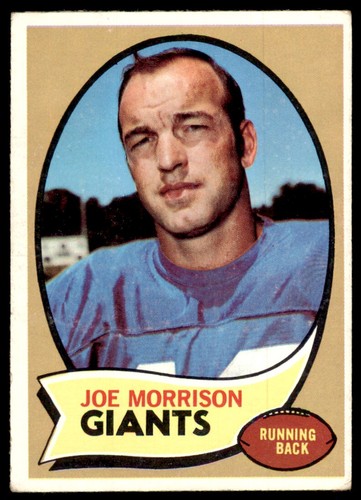 1970 TOPPS* JOE MORRISON NEW YORK GIANTS #105 | eBay