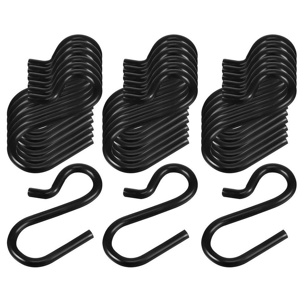 50 Pcs Iron S Hooks Heavy Duty Hanging S Hooks for Kitchen Clothes ...