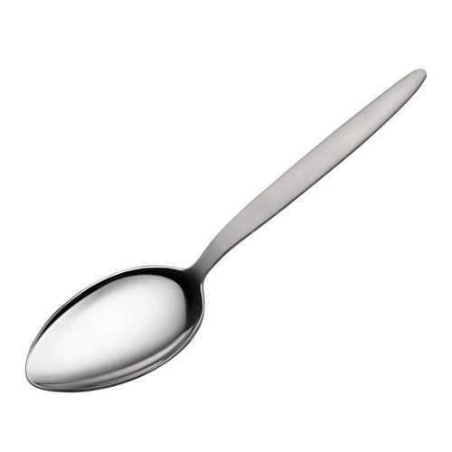 Chef Kunz Spoon | Silver Stainless Steel 2 Tbsp Basting Spoon, 9 Inch ...