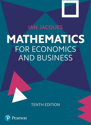 Mathematics for Economics and Business by Ian Jacques Paperback Book ...