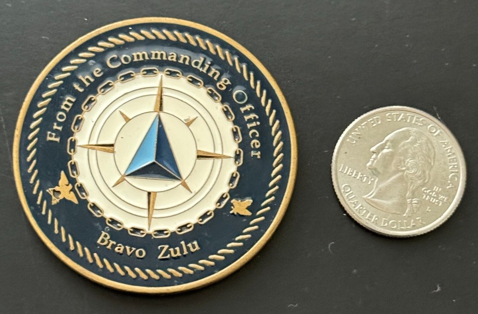 Bravo Zulu Commanding Officer Pride Challenge Coin Token US Navy USN | eBay