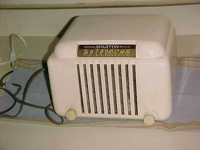 1947 SPARTON Art Deco IVORY PLASKON RADIO - NICE ORIGINAL | eBay