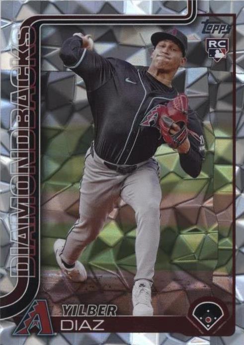 2025 Topps Series 1 - Yilber Diaz #104 Diamante Foil (RC) for sale ...