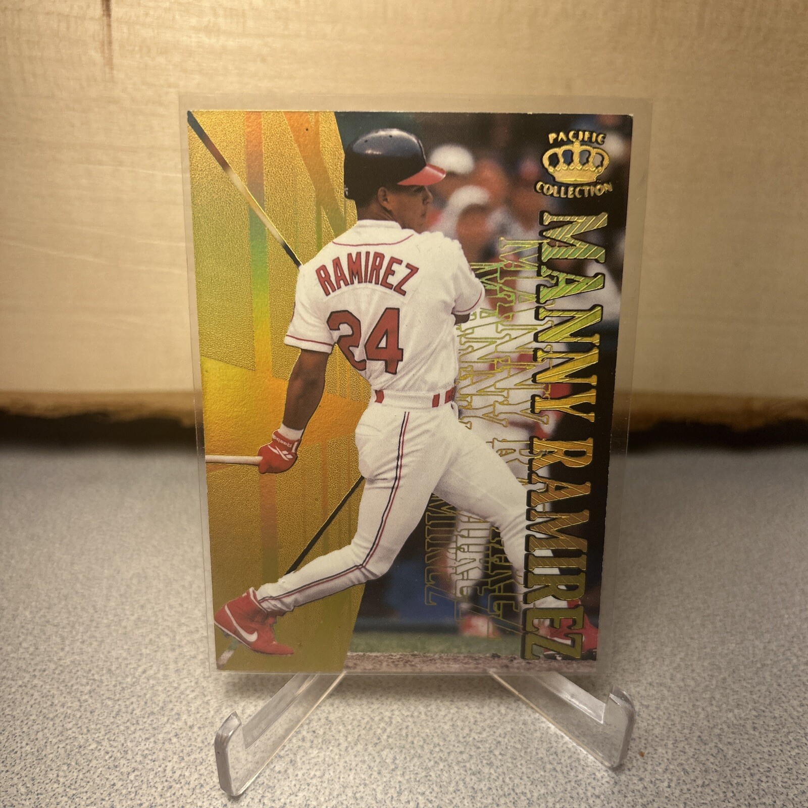 1996 Pacific Crown Collection #HP-9 Manny Ramirez Hometown of the ...