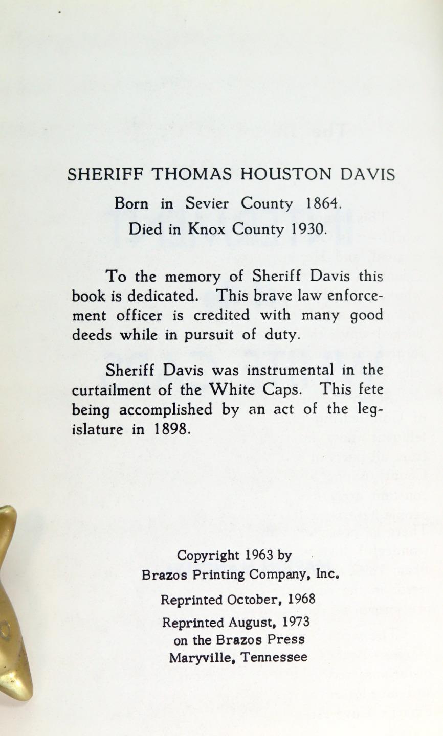 Marion Mangrum 1973 Interment of the White Caps Sevier Co Tennessee ...