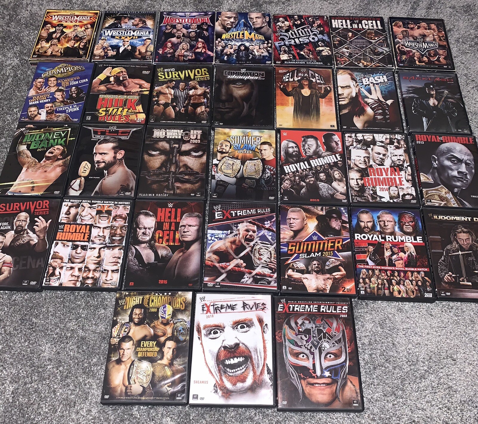 LOT OF 31 WWE WWF World Wrestling Federation Entertainment DVD HULK ...