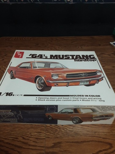 1/16 scale AMT 64 1/2 Mustang Hardtop plastic model kit Vintage 1979 | eBay