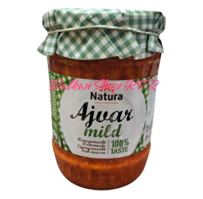 (EUR 12,20/Kg) Natura Ajvar mild, Hausgemachte, 580ml, 540g. | eBay.de