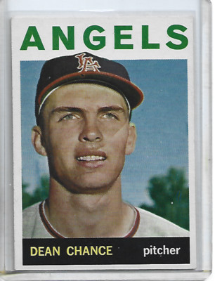 Dean Chance-California Angels-1964 Topps Baseball Card #32 | eBay