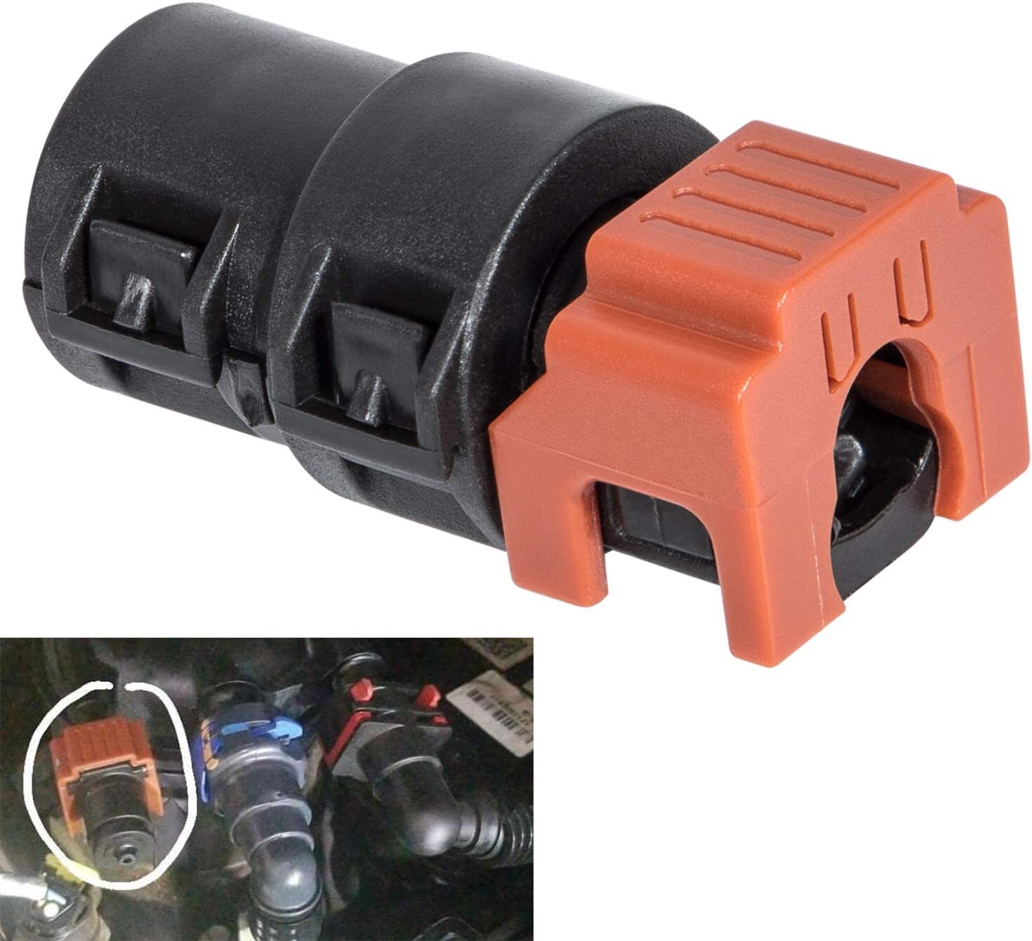 Fuel Filter Return Line Connector For Ford 6.7L Powerstroke 2017-2020 ...