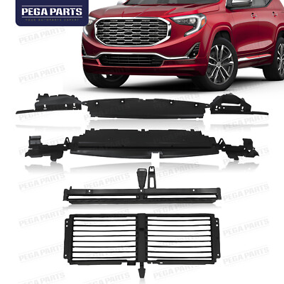 Radiator Grille Shutter&Air Baffle For Chevrolet Equinox 2018-2024 GMC ...