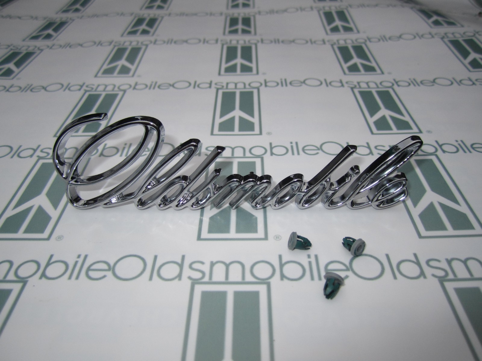 1973-1977 Olds Cutlass Chrome Trunk Script Emblem with Hardware ...