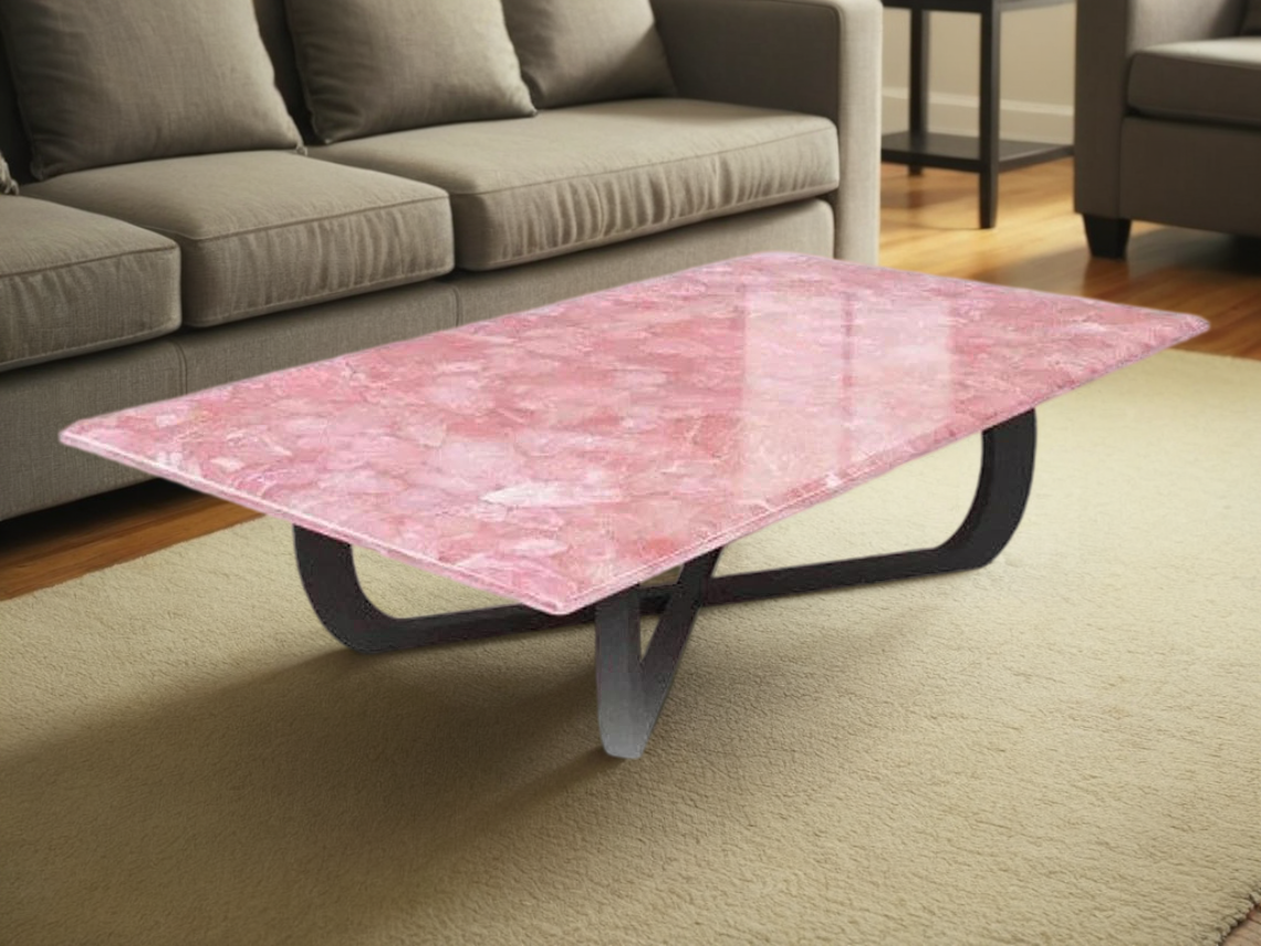 Rose Quartz Table Top/quartz Kitchen Countertops/pink quartz Countertop ...