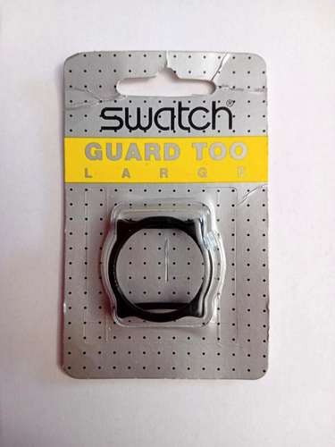 Swatch Gent Guard Too Large New NOS Vintage Wristwatch Black Years 80 ...