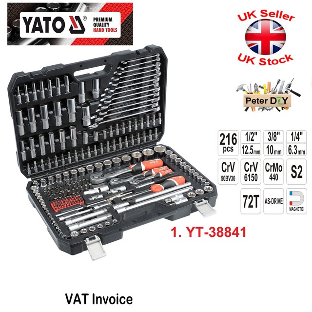 YATO YT38841 Tool Kit - 216 Pieces for sale online | eBay