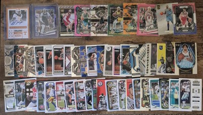 Huge Multi Sports Card Lot 50 Cards NFL, MLB, NHL Parallel/Prizm ...