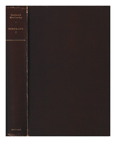 MACCARTHY, DESMOND (1877-1952) Porträts 1 / Desmond MacCarthy 1931 ...