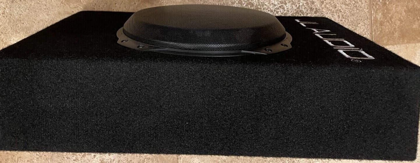 JL Audio 10" 800w 2-Ohm Subwoofer 10TW3-D4 & Power Wedge Enclosure ...