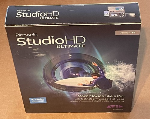 PINNACLE STUDIO HD ULTIMATE VERSION SOFTWARE NEW SEALED | eBay