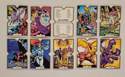 1989 COMIC IMAGES EXCALIBUR - Complete 45 Card Set | eBay