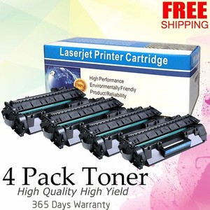 4pk CE505A Printer Ink Toner 05A for HP LaserJet P2035 P2035n P2055dn ...