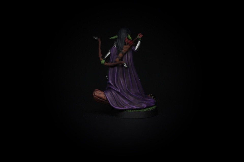 DND Female Goblin Ranger Painted Miniature 8k D&D Pathfinder RPG Archer ...