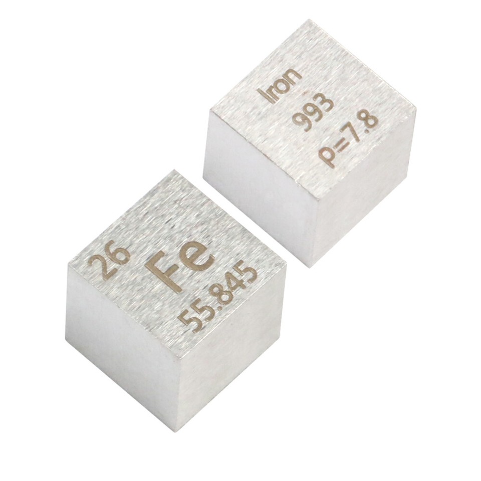 Metal Periodic Table Element Cubes 10mm Size 99.95% Purity Collection ...