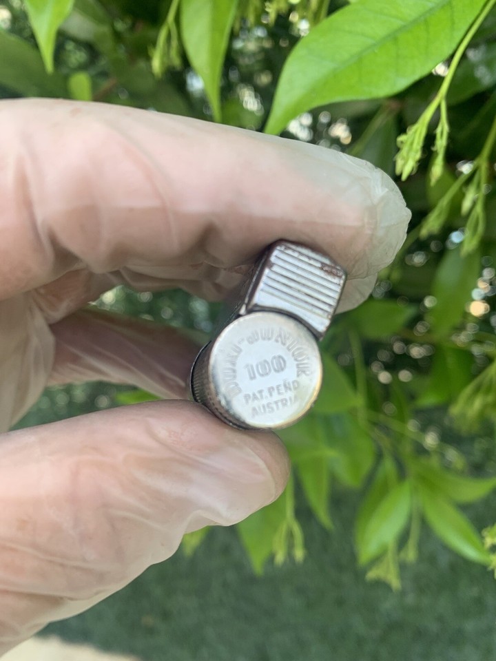 DUXI JUNIOR 100 LIGHTER BRIQUET ACCENTINO MECHERO BENZINE VINTAGE MADE ...