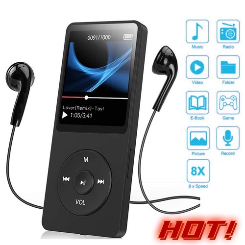 Support 128GB Bluetooth MP4/MP3 Lossless Music Player FM Radio Recorder ...