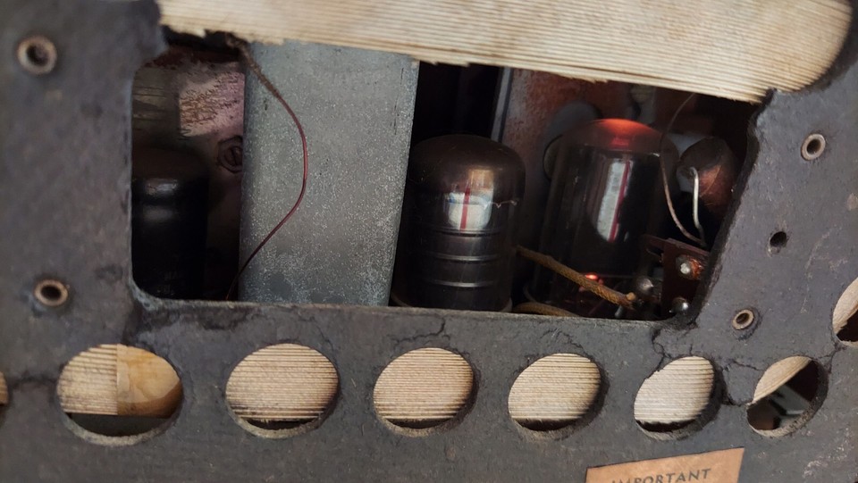 RCA Victor Art Deco 1942 Tube Radio Twin Trumpeter Model 55X Works | eBay