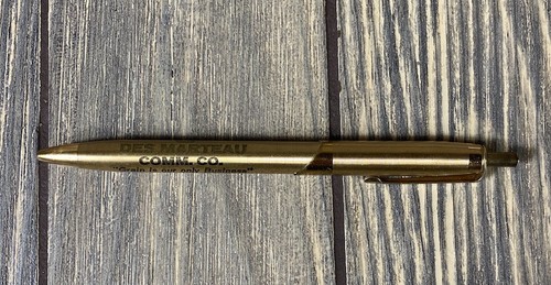 Vintage Gold Des Marteau Comm Co Grain is Our Only Business Pen | eBay