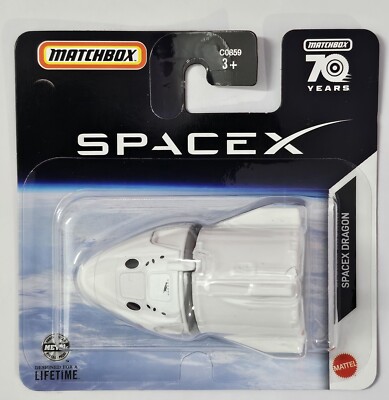 Matchbox 70 Years SpaceX Dragon - Short Card/ Free Postage | eBay