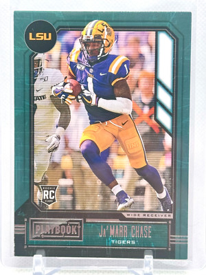 2021 Panini Chronicles Playbook Draft Picks JaMarr Chase Rookie #336 RC ...