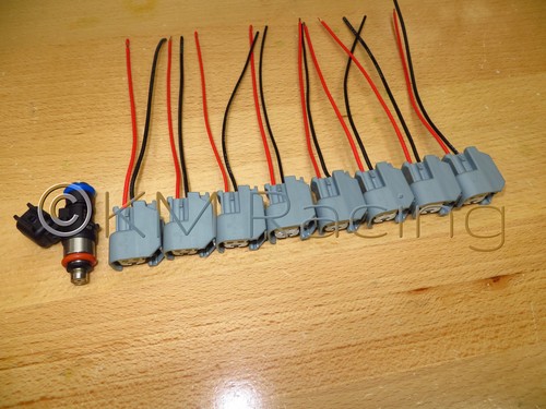 (8x) Bosch 42lb 0280158051 Camaro SS Corvette LS3 L99 Fuel Injector ...