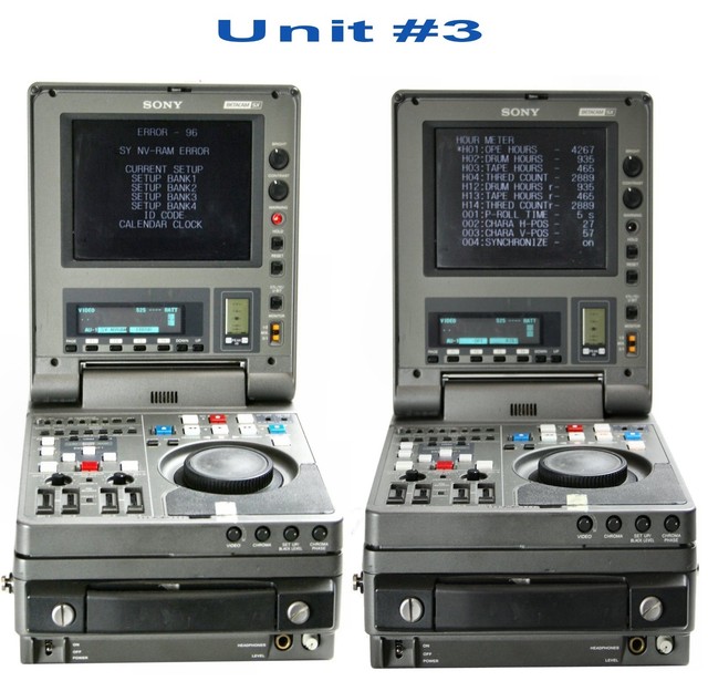 Sony DNW-A25 Portable Betacam SX DVR Editing Deck with LCD Monitor for ...